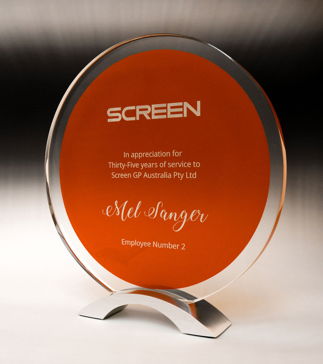 Ignite Glass - Round – Trophy Mart Online