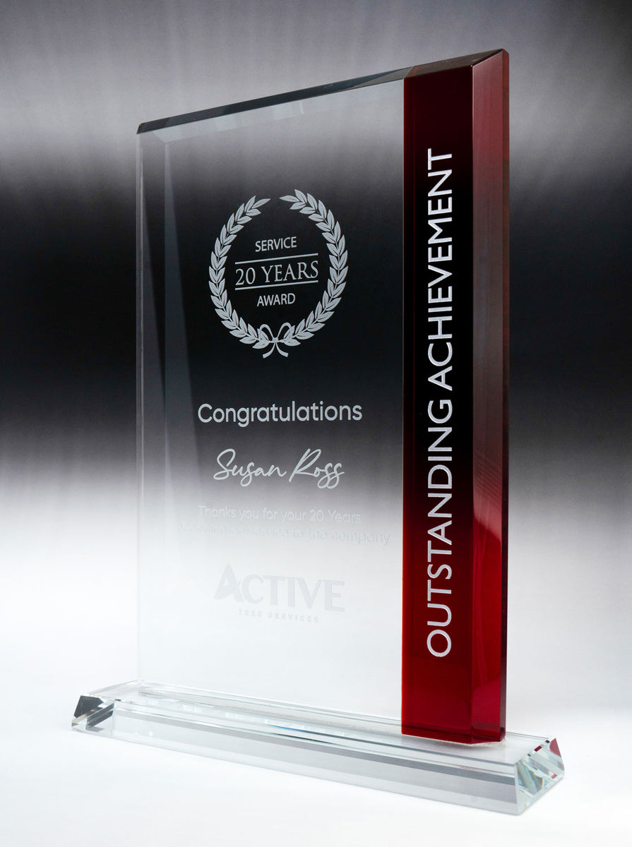Harmony Glass - Rectangle – Trophy Mart Online