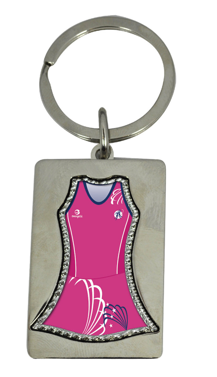 Netball Dress Keyring – Trophy Mart Online