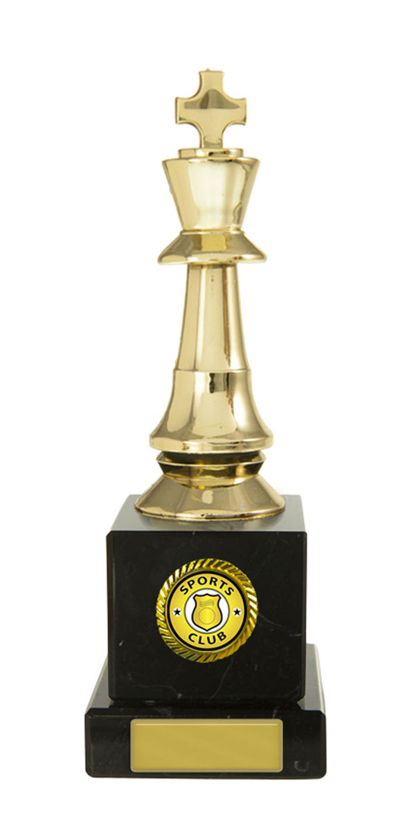Chess King figure on Marble – Trophy Mart Online